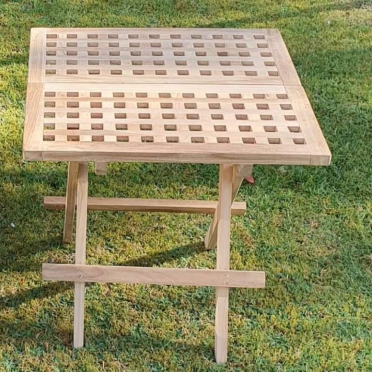 Waffle coffee table - Coastal Teak